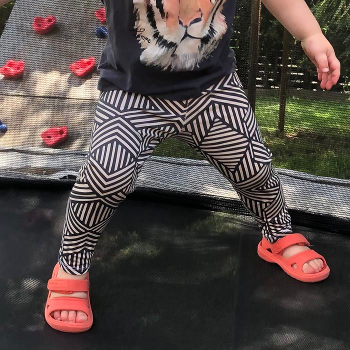 Yellow Hawaiian Leggings - Chuckles and Caz